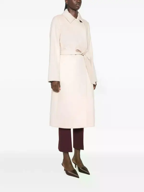 Max Mara Belted Button-fastening Coat