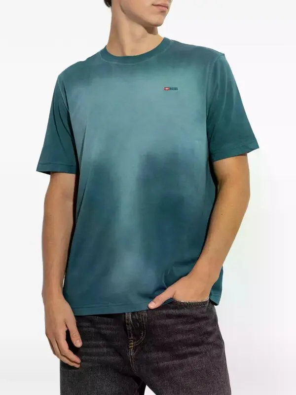 DIESEL® Logo-embroidered T-shirt
