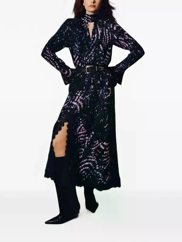 Cara Cara Sundance Pussy-bow Printed Blouse