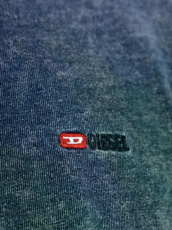 DIESEL® Ombré-effect Logo-embroidered T-shirt