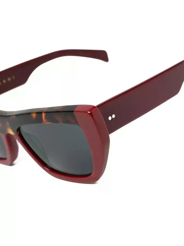 Marni Colour-block Cat-eye Sunglasses