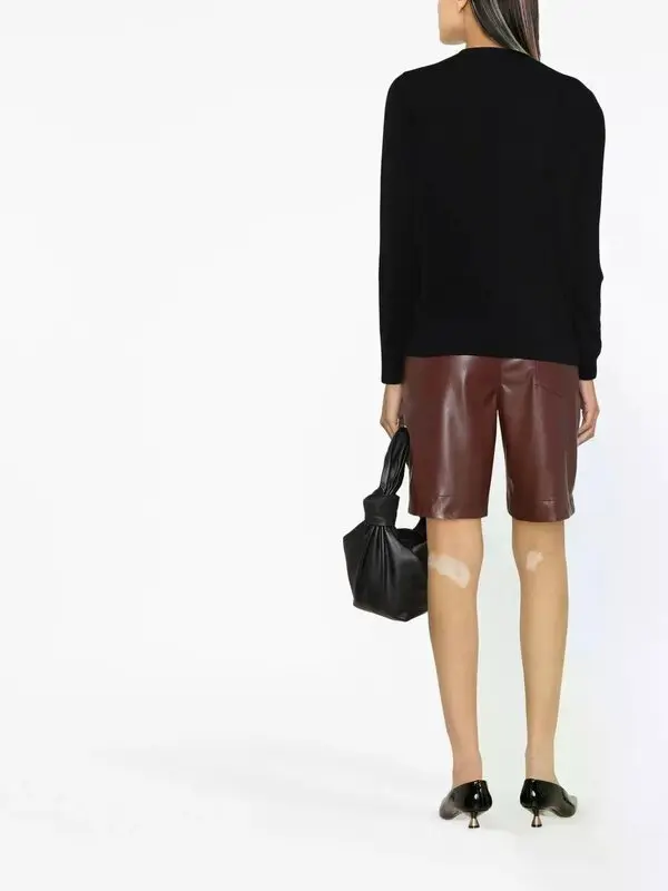 Alberta Ferretti Embellished Collar Jumper