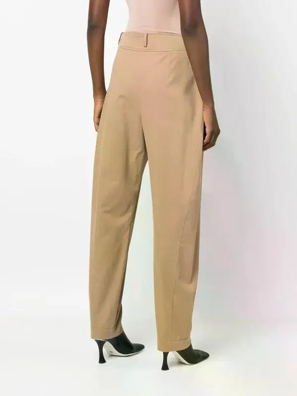 Alberta Ferretti High-waisted Tapered Trousers