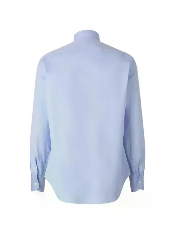 Canali Spread-collar Button-down Shirt