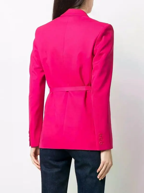 Stella McCartney Peak-lapel Belted-waist Blazer