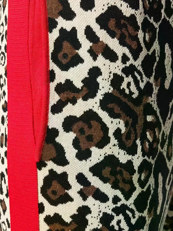 Stella McCartney Animal-jacquard Knitted Trousers