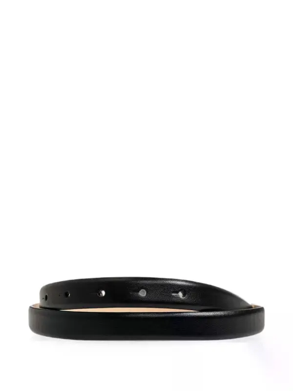 Max Mara Logo-plaque Leather Belt