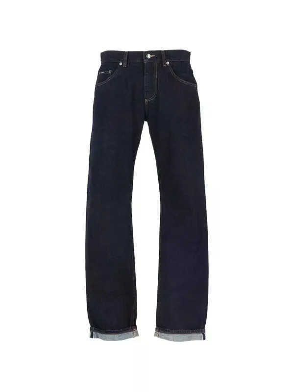 Dolce & Gabbana Logo-embroidered Jeans