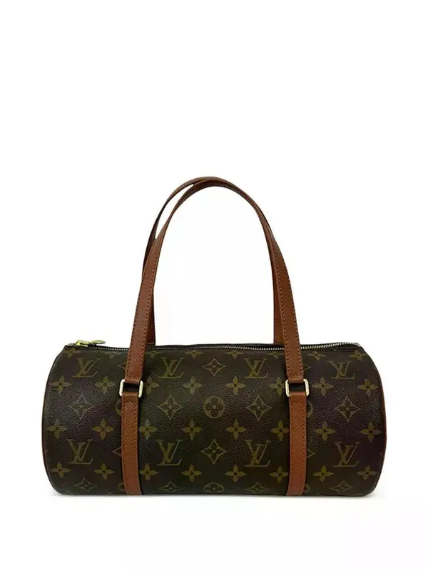LOUIS VUITTON 2000 Monogram Papillon 30 Handbag - Brown