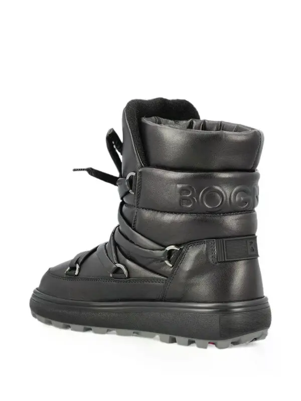 Bogner Quilted Lace-up Snow Boots
