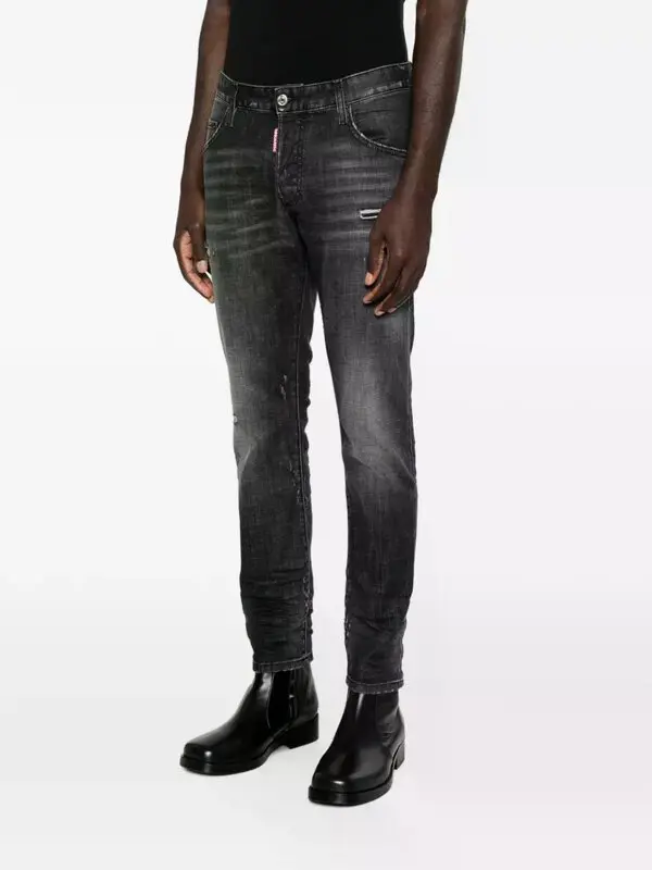 Dsquared2 Distressed Faded-effect Jeans