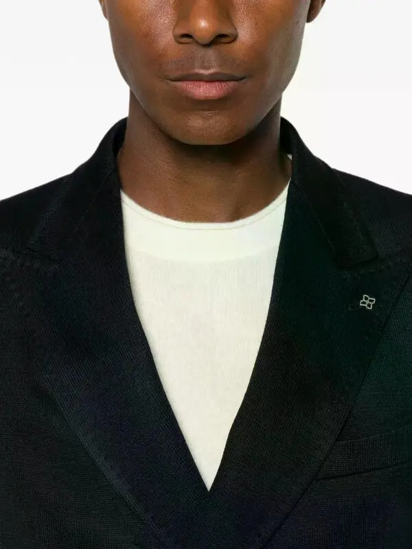 Tagliatore Double-breasted Peak-lapel Blazer