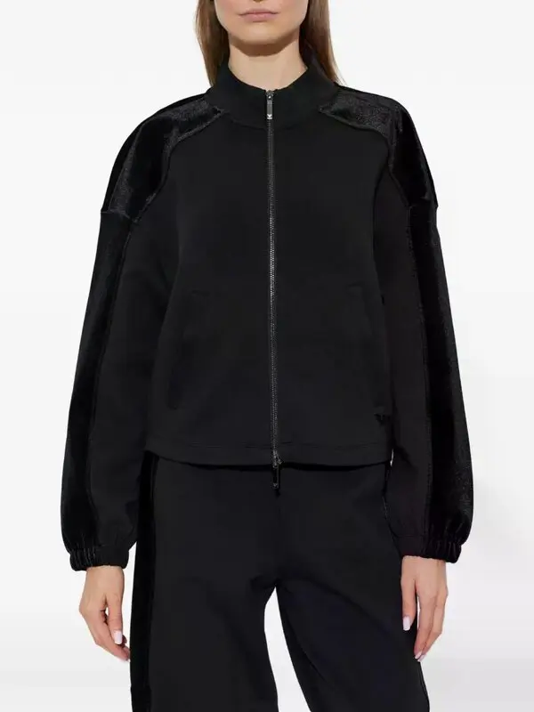 Emporio Armani Zip-up Double Jersey Jacket