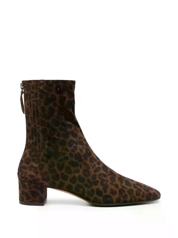 AQUAZZURA Leopard-print Ankle Boots