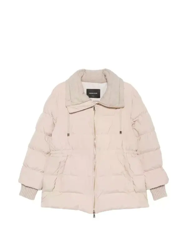 Fabiana Filippi Padded Drawstring-waist Jacket - Neutrals