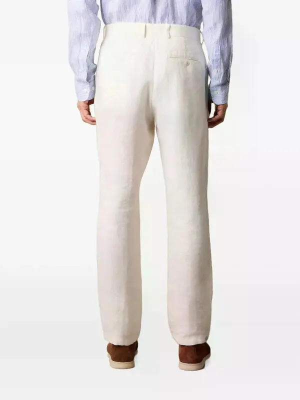 Brooks Brothers Straight-leg Linen Trousers
