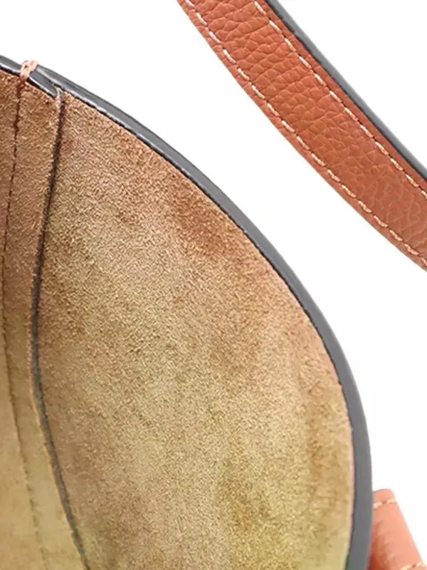 Loewe Gate Mini Leather Crossbody Bag - Brown