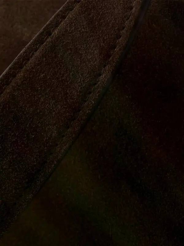 Prada Aimée Medium Suede Shoulder Bag