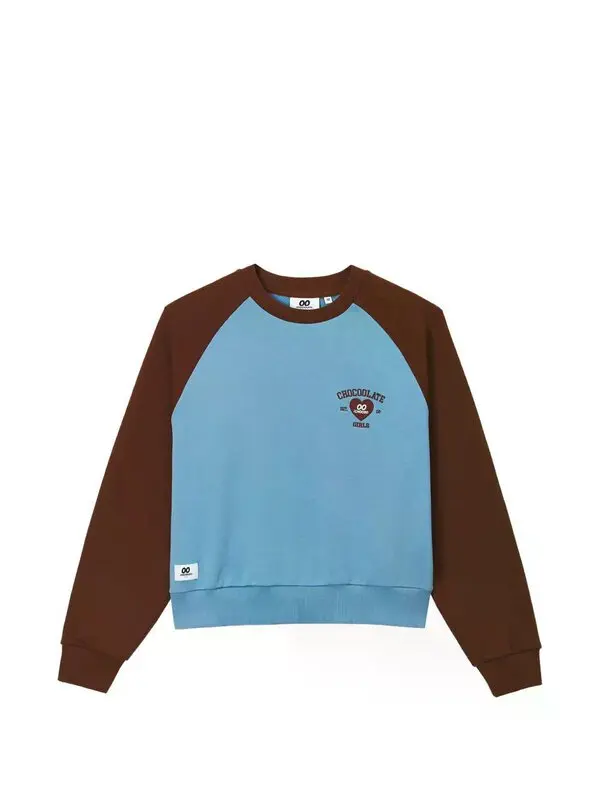 CHOCOOLATE Logo Print Raglan Sleeve Sweater