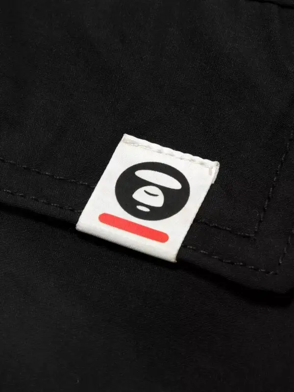 AAPE BY *A BATHING APE Logo-patch Cargo Track Pants