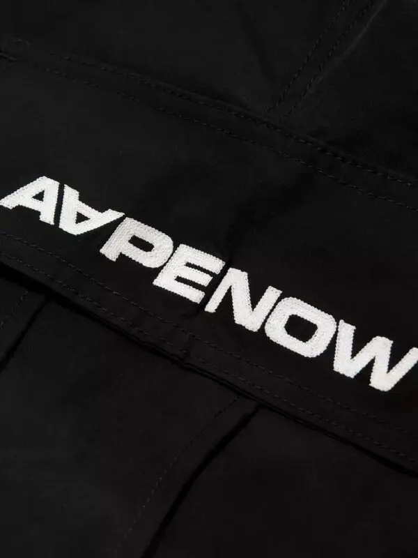AAPE BY *A BATHING APE Logo-patch Cargo Track Pants