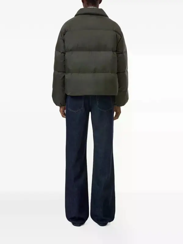 Closed Quilted High-neck Jacket