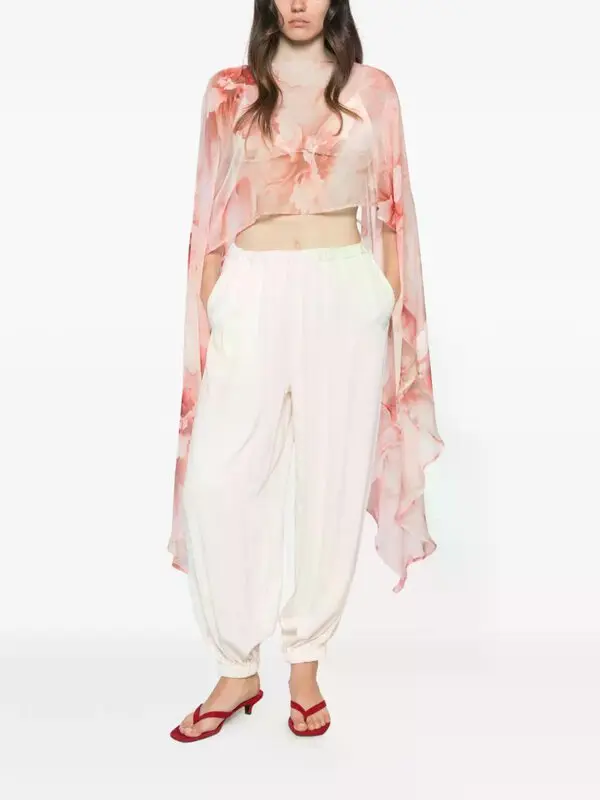 BABYLONE PARIS Floral Print Cape