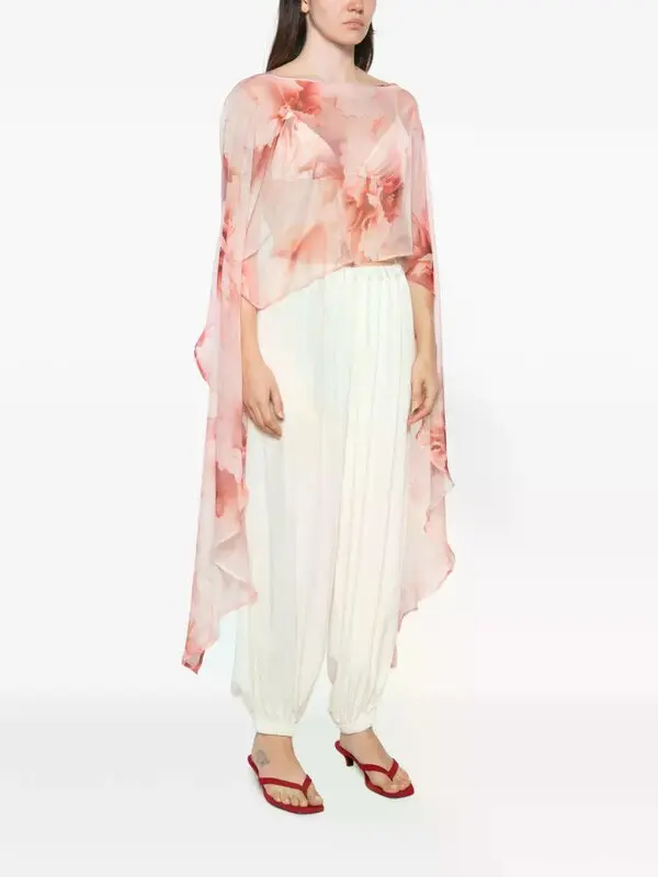 BABYLONE PARIS Floral Print Cape