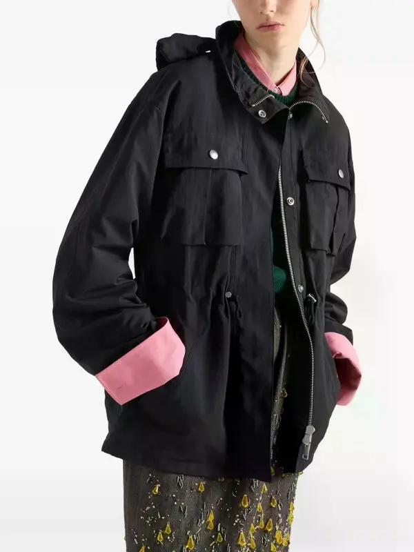 Prada Technical Fabric Parka