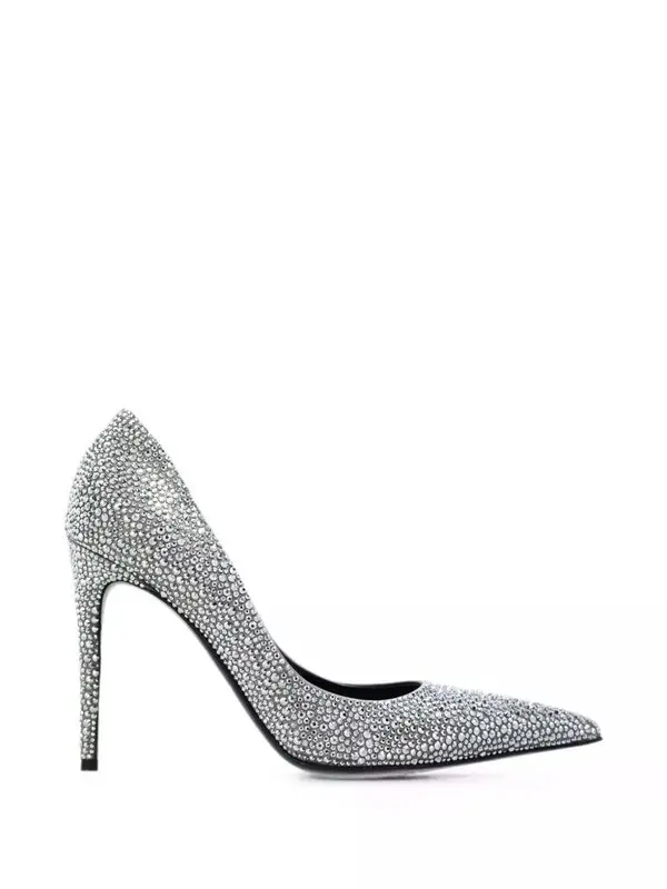 Alexander McQueen Embellished Skull Charm Stiletto Pumps