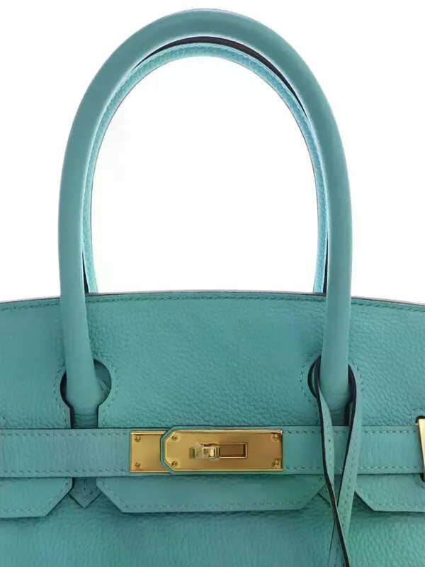 Hermès 2015 Togo Birkin Retourne 30 Handbag - Blue