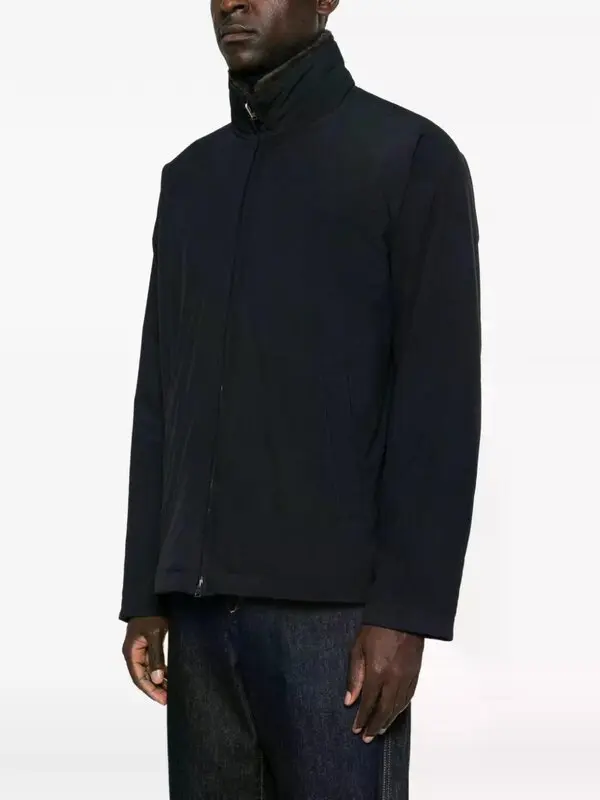 Herno Shearling Collar Raglan Sleeve Jacket