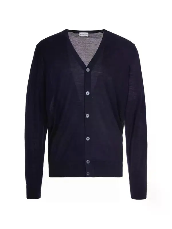 BALLANTYNE Button-fastening Wool Cardigan