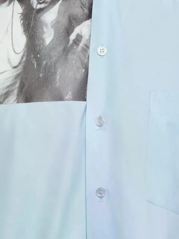 Raf Simons Photograph-print Button-up Shirt