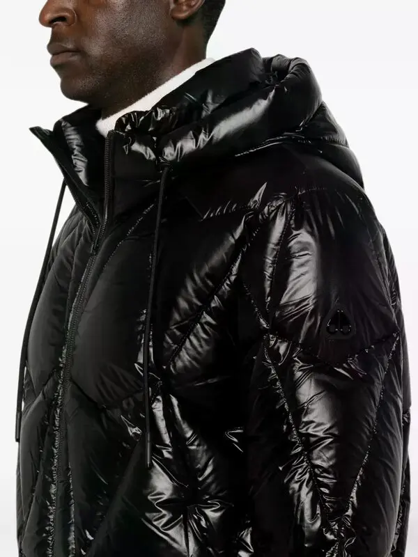 Moose Knuckles Quilted Hooded Jacket