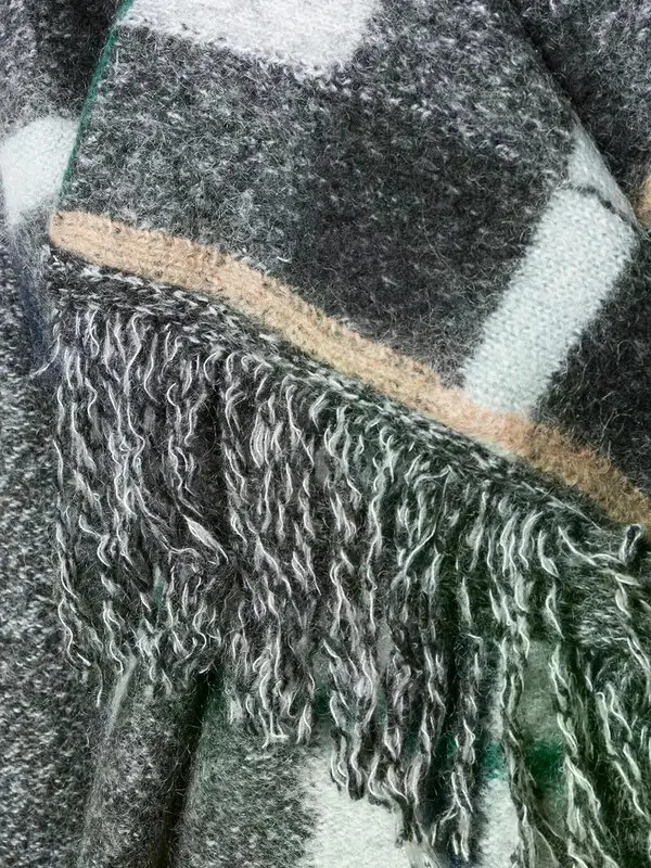 Stella McCartney Checked Belted Cardigan