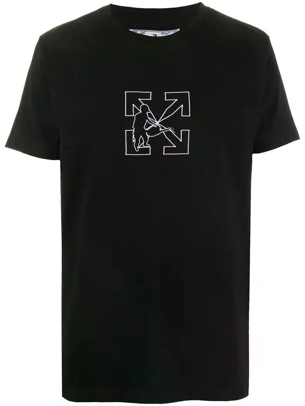 Off-White Worker Embroidered T-shirt