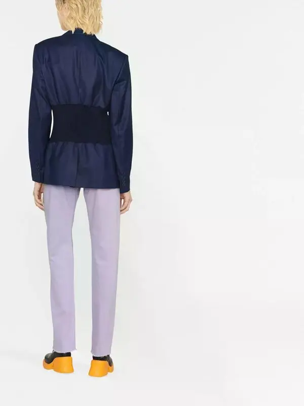 Stella McCartney Elastic Band Single-breasted Blazer