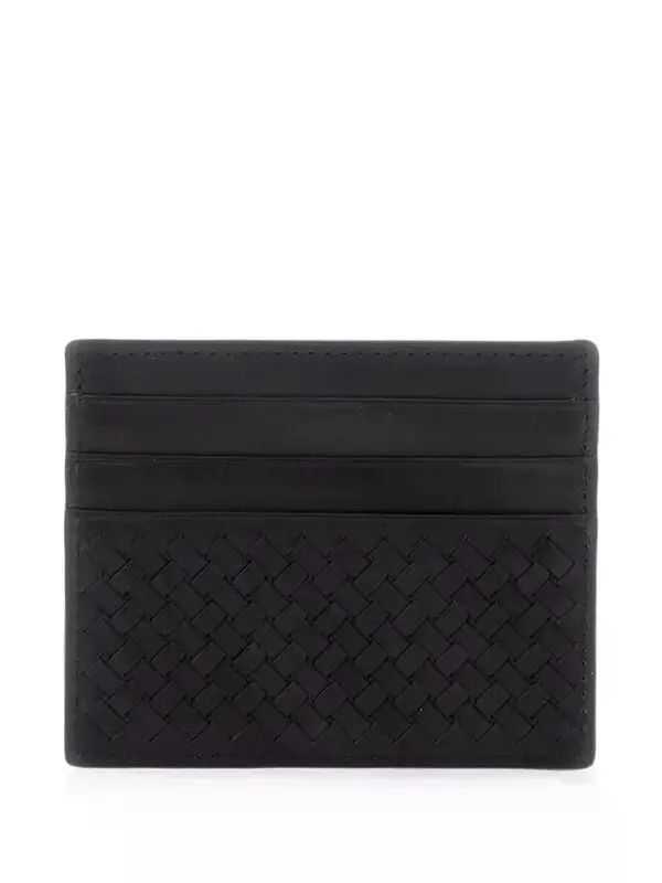 Dragon Diffusion Woven Leather Card Holder