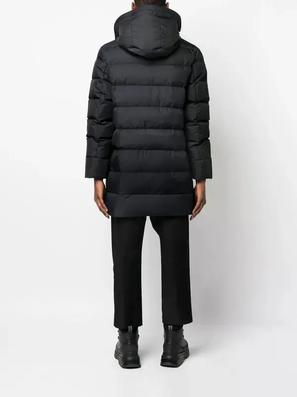 MOORER Drawstring-hood Padded Coat