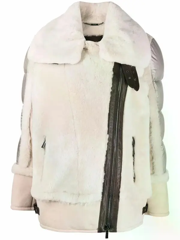 MOORER Escorial Padded Leather Jacket