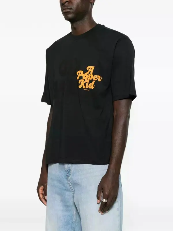 A PAPER KID Logo-print Short-sleeve T-shirt
