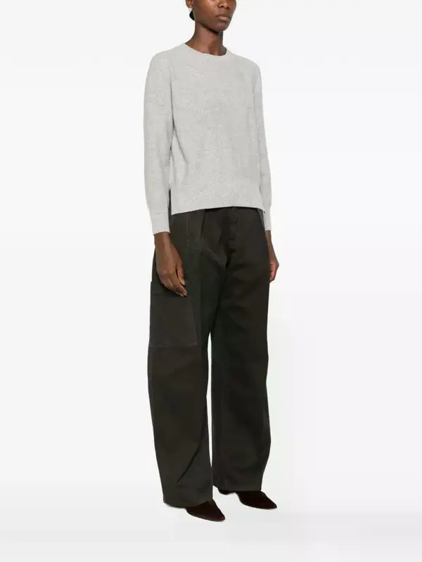PANICALE Sequin-embellished Side-slit Sweater