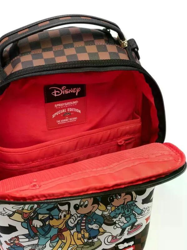 SPRAYGROUND Check-print Disney Mickey & Friends Backpack