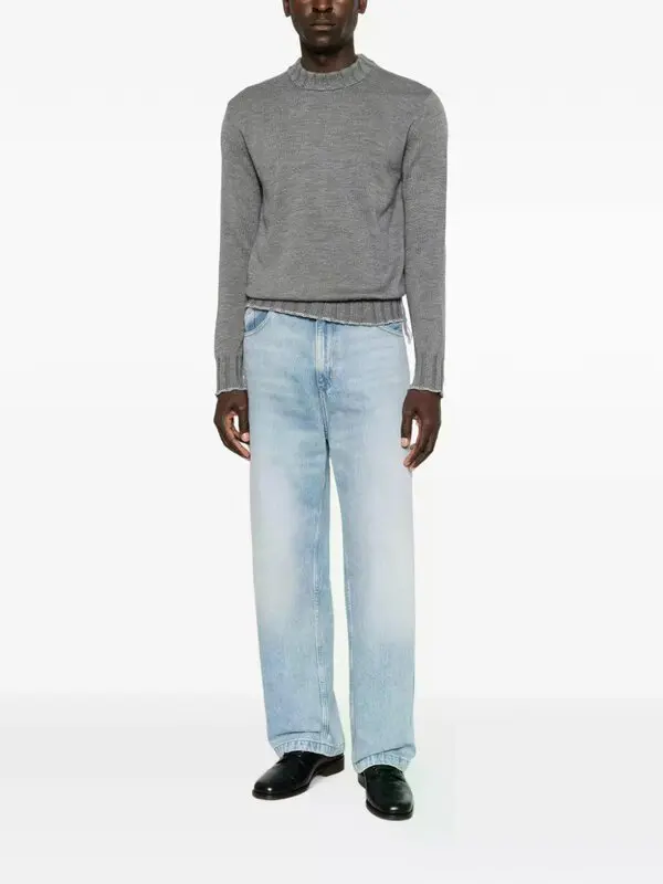 THE AMHANTE The Amante Distressed-effect Ribbed Sweater