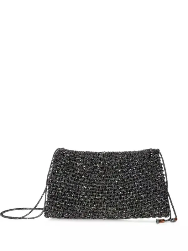 HIBOURAMA Penelope Crystal-embellished Tote Bag - Black