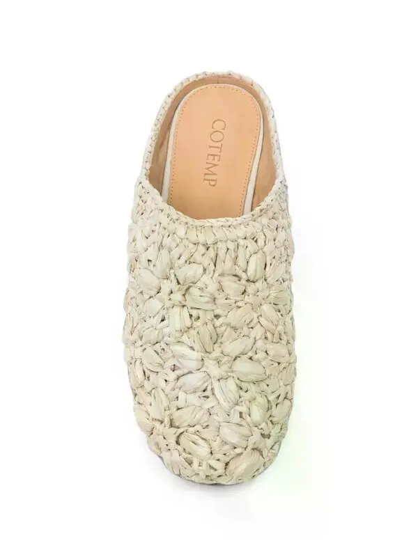 COTEMP Woven Slip-on Mules
