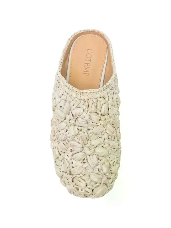 COTEMP Woven Slip-on Mules