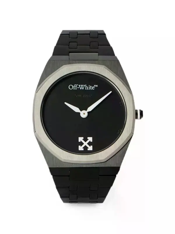 Off-White On Time Octagonal 39mm Watch - Black