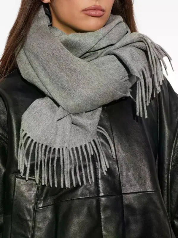 Max Mara Fringed Cashmere Scarf